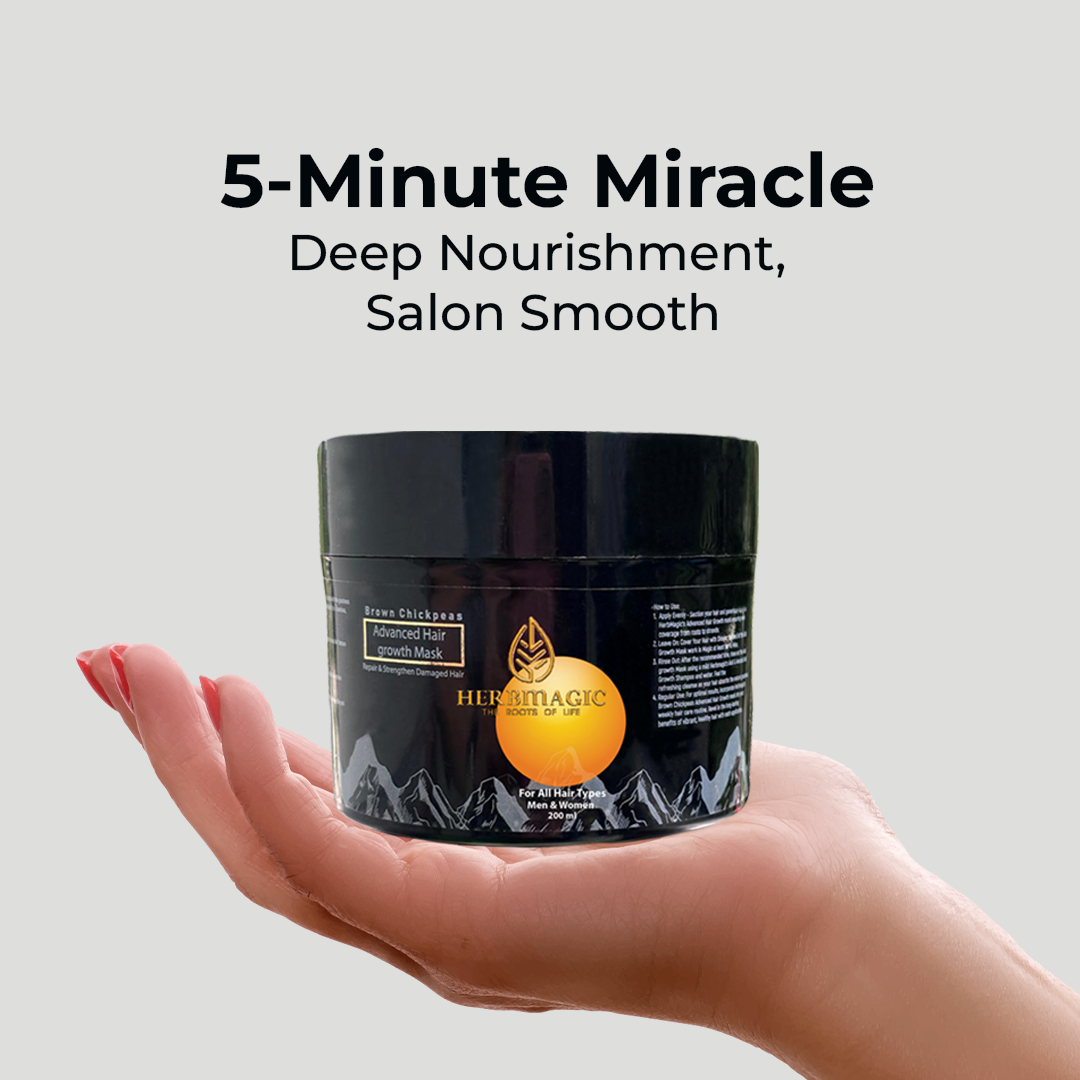 Brown Chickpeas Advanced Hair growth Mask – Herbmagic
